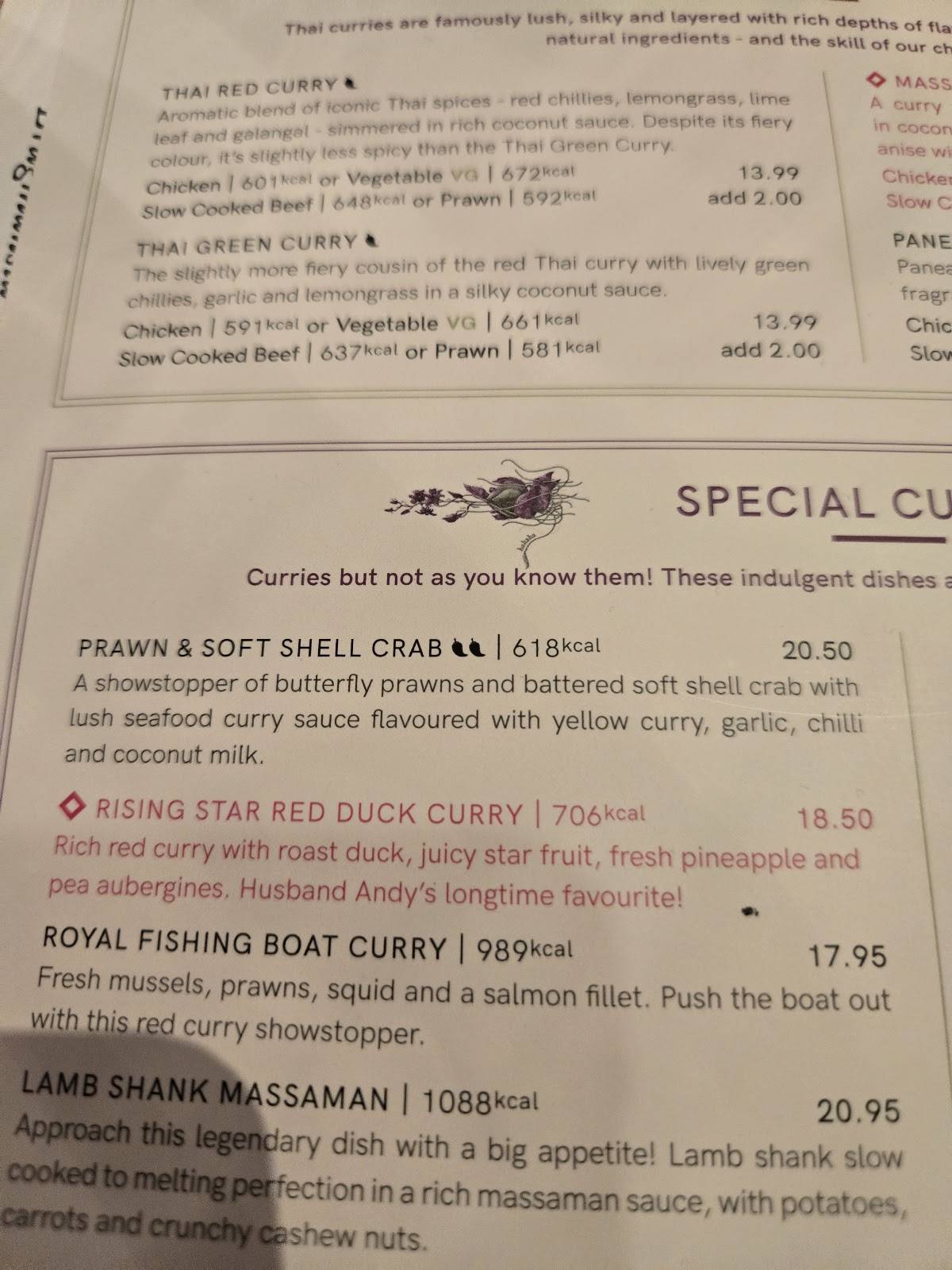 Menu at Giggling Squid - Leicester restaurant, Leicester