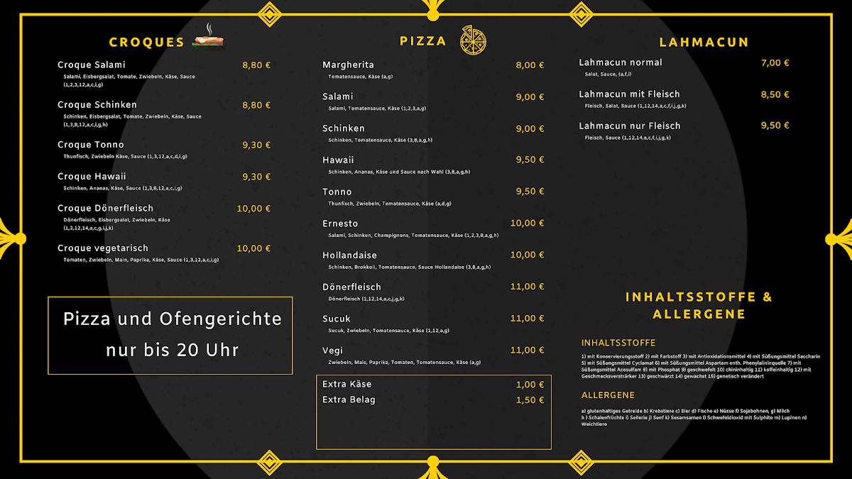 Speisekarte von Global Kebab House Inh. Enver Kaska restaurant, Bredstedt