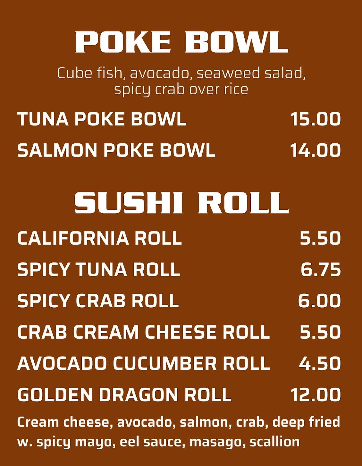 Menu at Golden Dragon Chinese Express restaurant, Pinetop-Lakeside