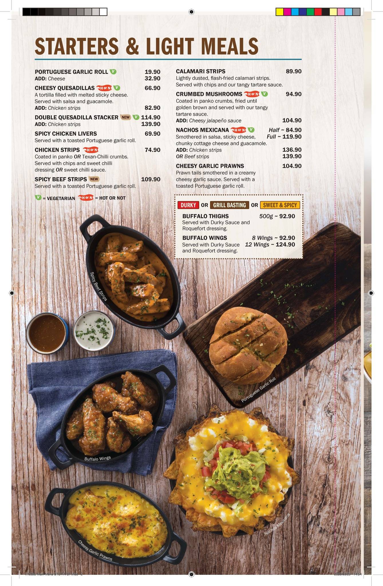 Menu at Golden Moon Spur Steak Ranch restaurant, Port Edward, Wild ...
