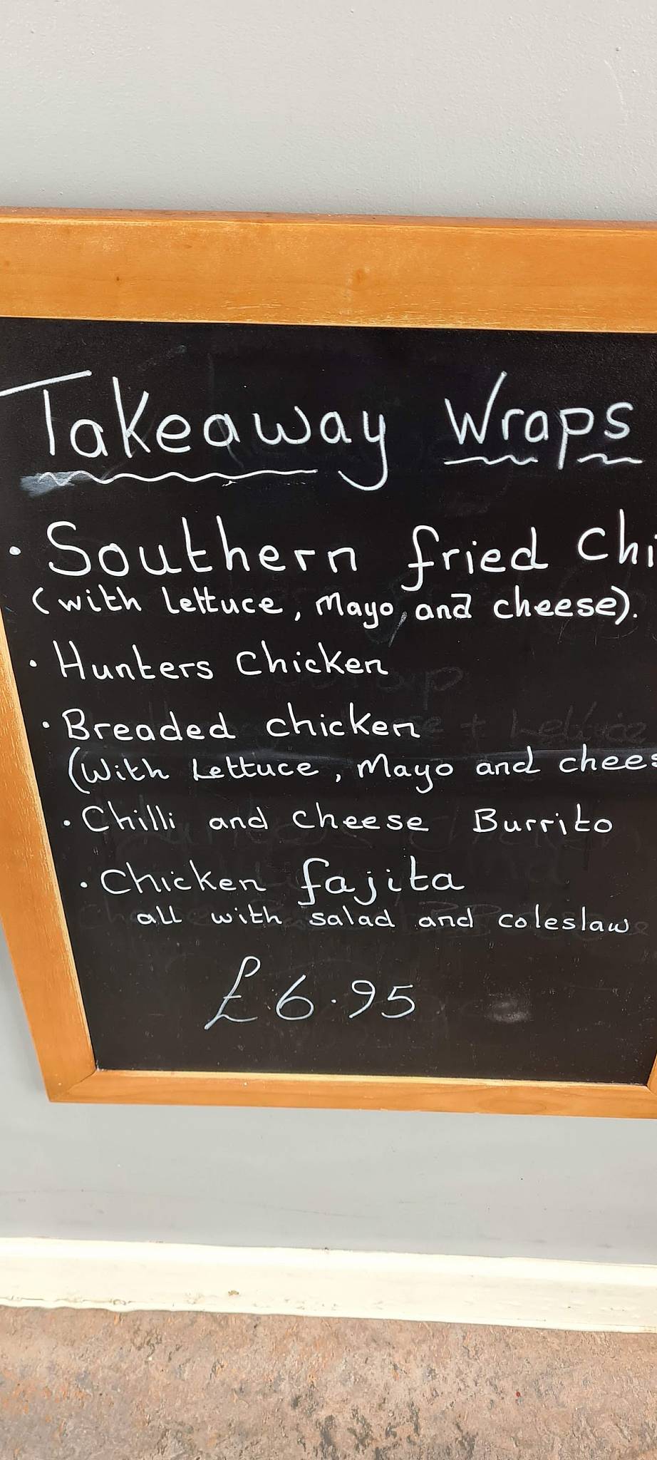 Menu at Poppy's Coffee Shop cafe, Golspie