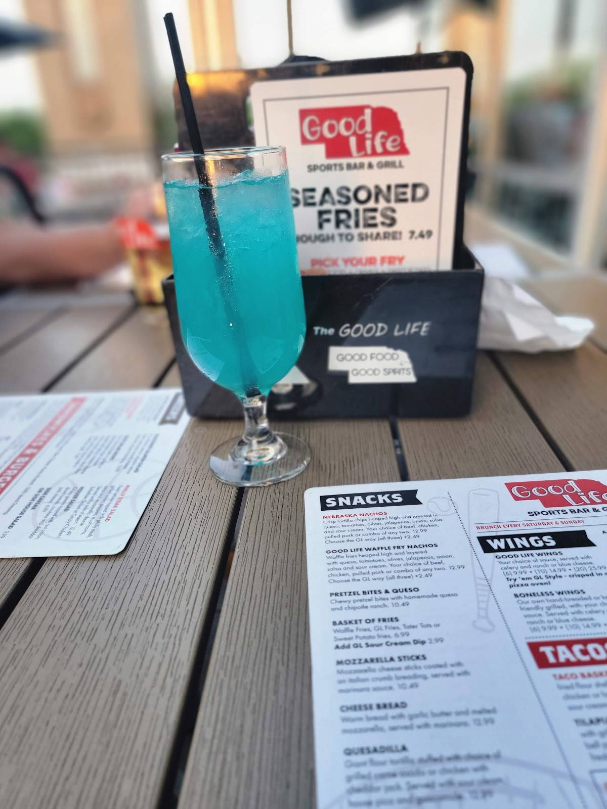 Menu at Good Life Sports Bar & Grill "OG" - 180th & Pacific, Omaha, S ...