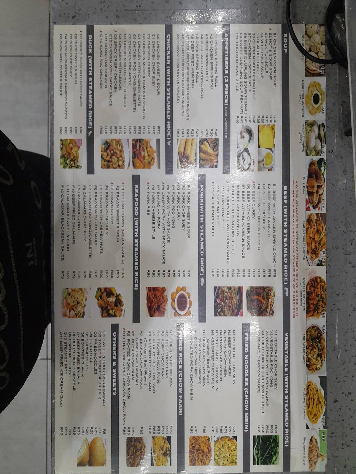 Menu at Good chef Chinese Food & Sushi restaurant, Centurion