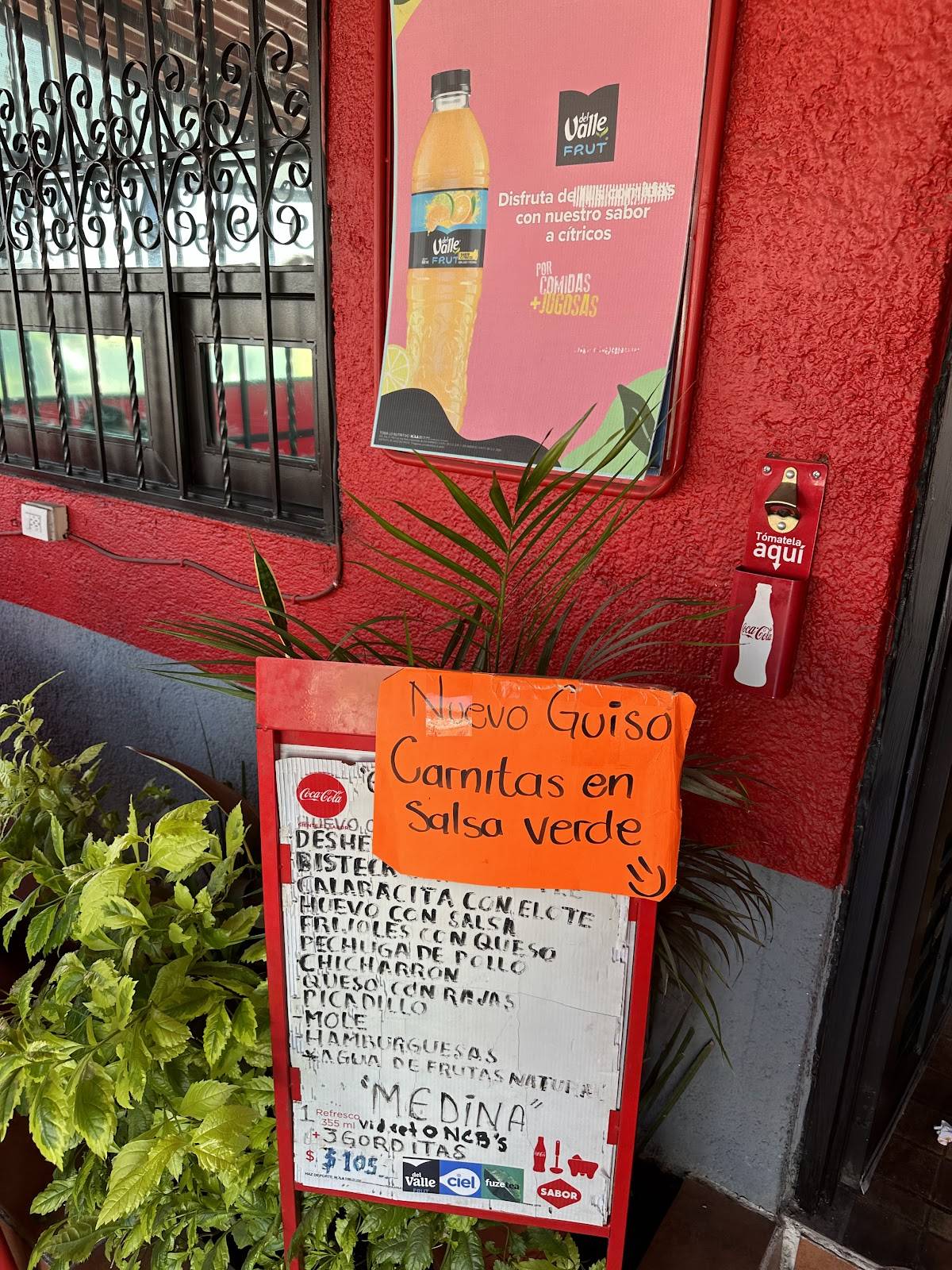 Menu at Gorditas Medina restaurant, Saltillo, Blvd. Venustiano Carranza ...