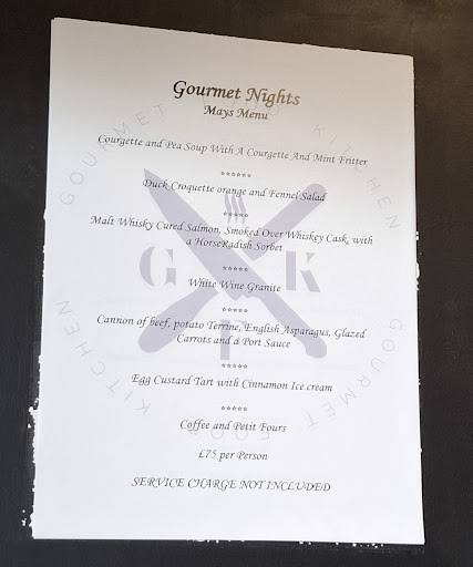 Menu at Gourmet Food Kitchen restaurant, Coventry