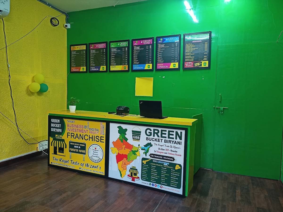 Menu at Green Bucket Biryani, Hyderabad, 3