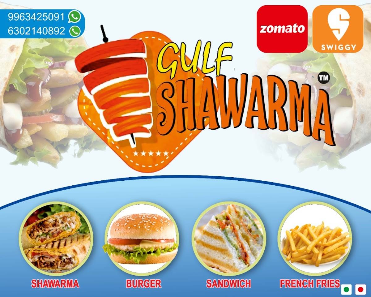 Menu at Gulf Shawarma, Hyderabad, LIG-25/3