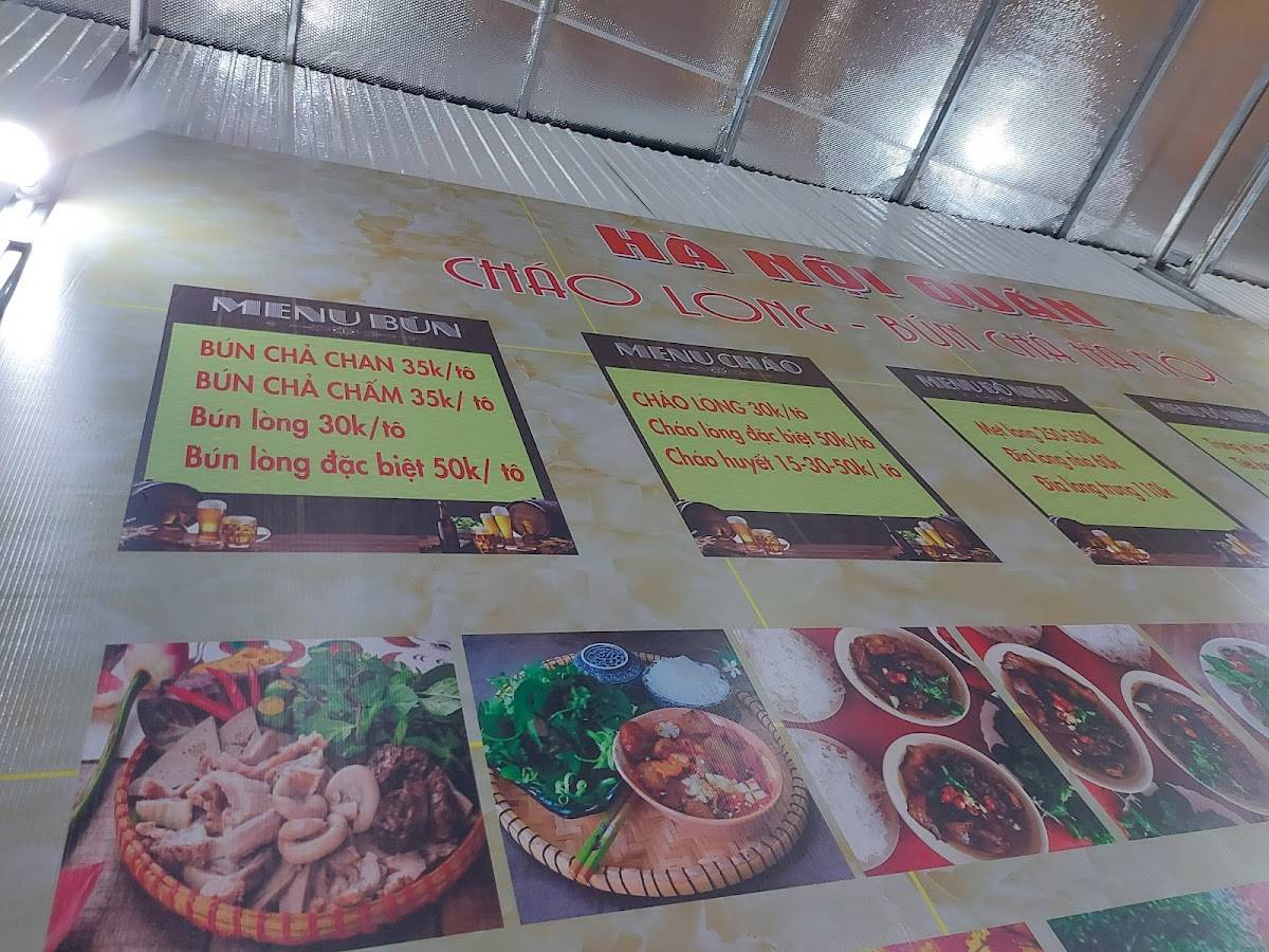 Menu at Hà Nội Quán - Bún Chả & Cháo Lòng restaurant, Gia Nghĩa