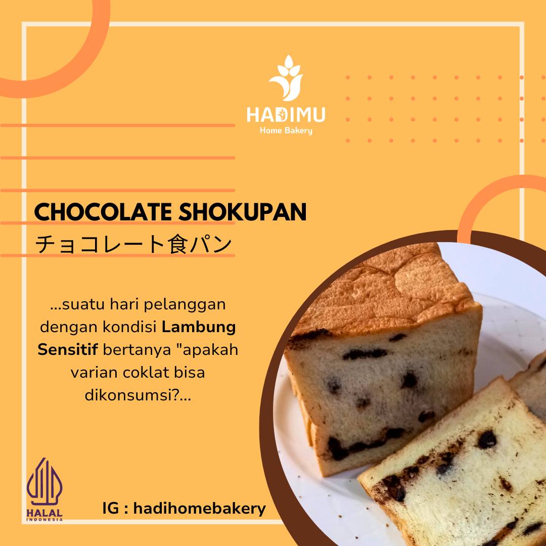 Carta de Hadi Home Bakery, Bandung