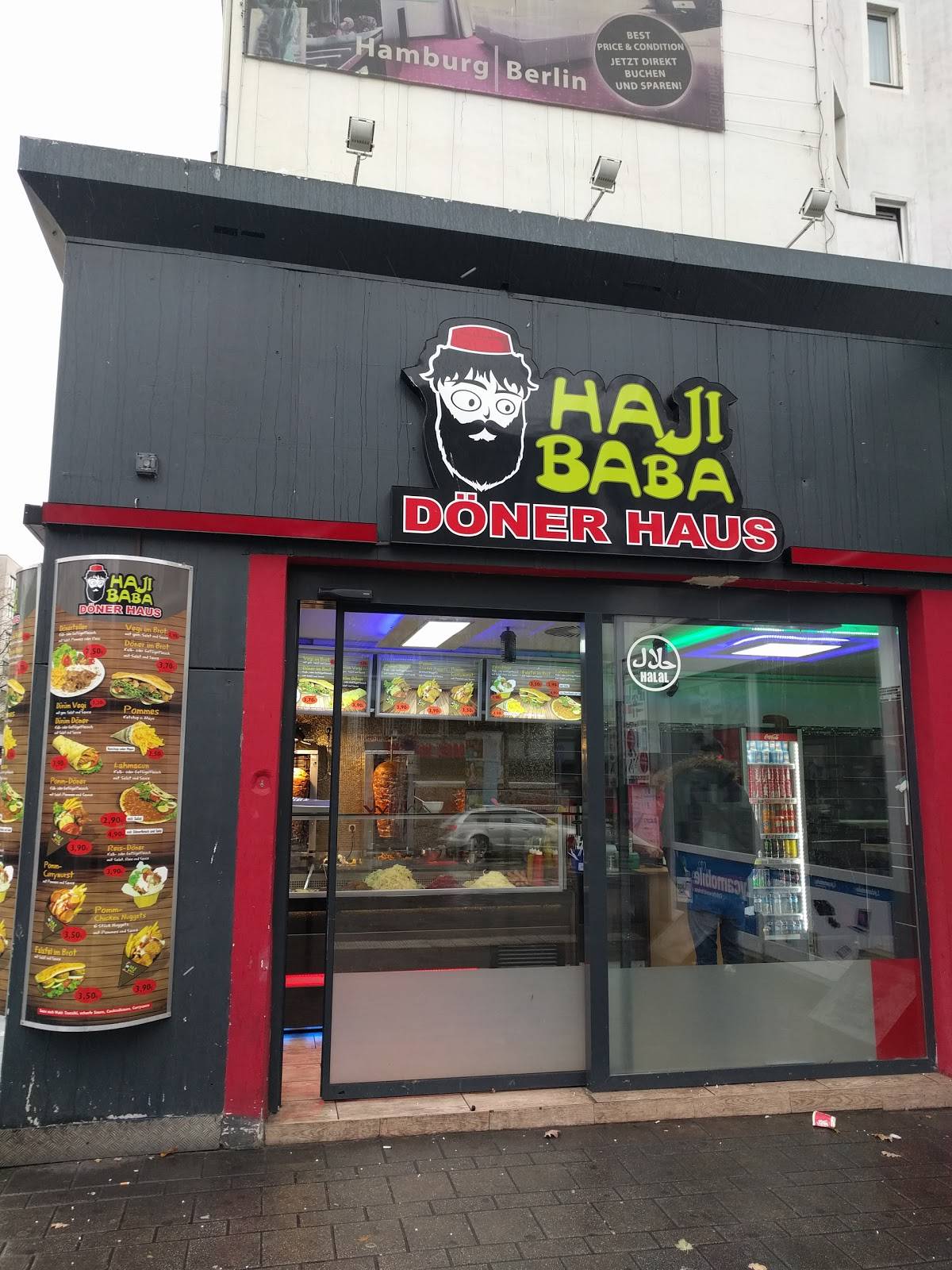 Speisekarte von Haji Baba Kebab House restaurant, Hamburg