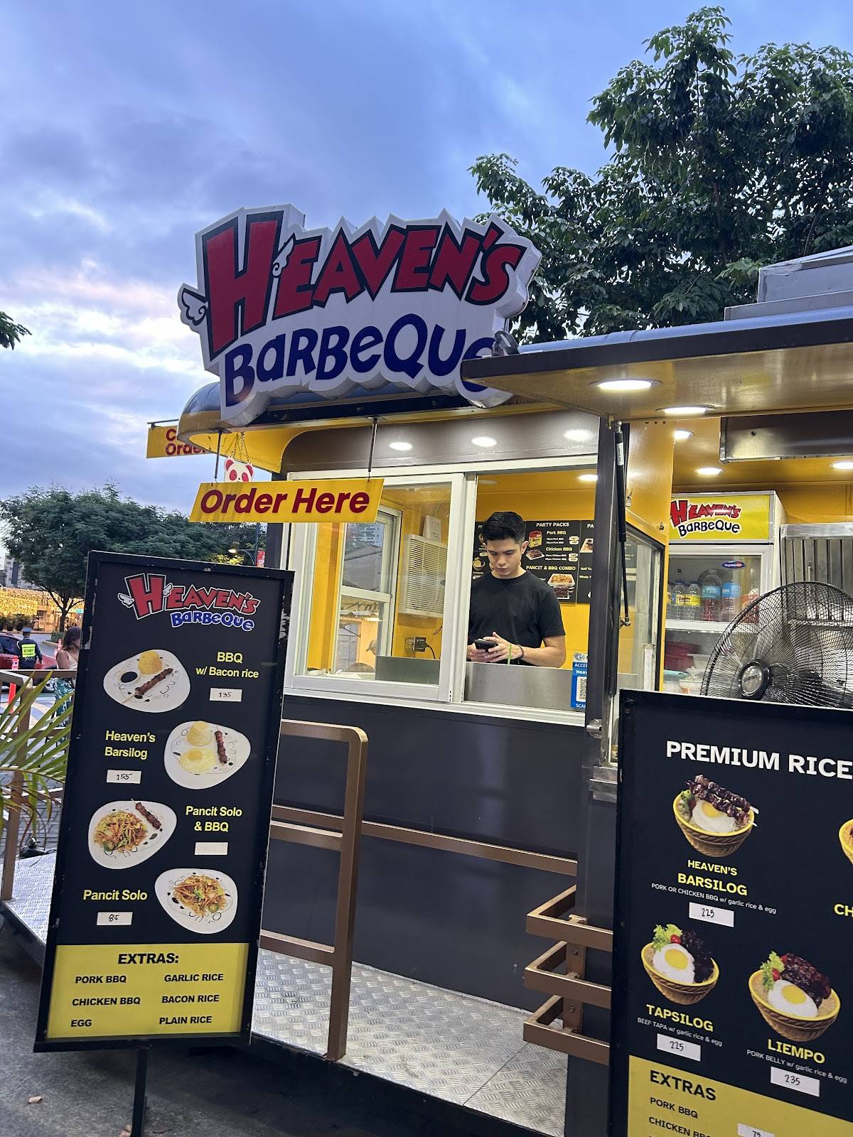Menu at Heaven's Barbecue, Pasig, H3HG+4HX Arcovia City