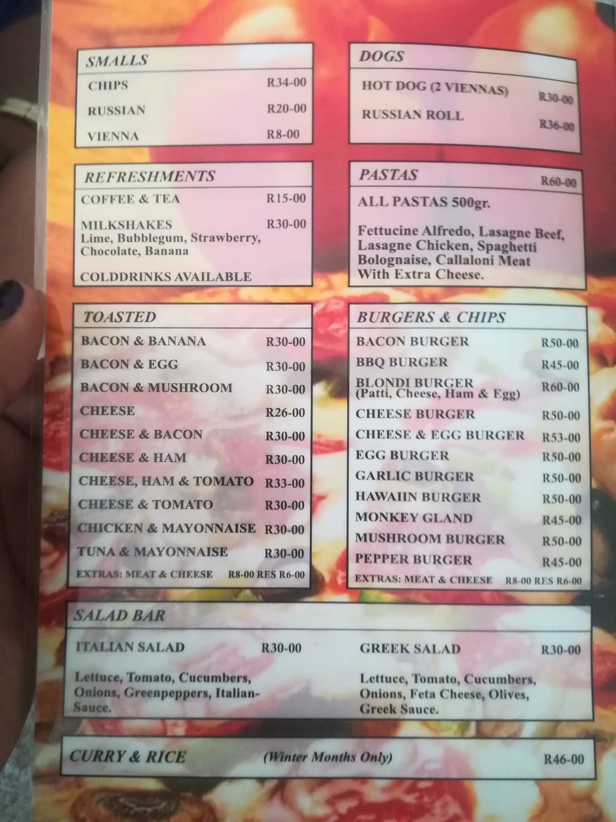 Menu at Senor Pizza & Pub, Heidelberg - GP