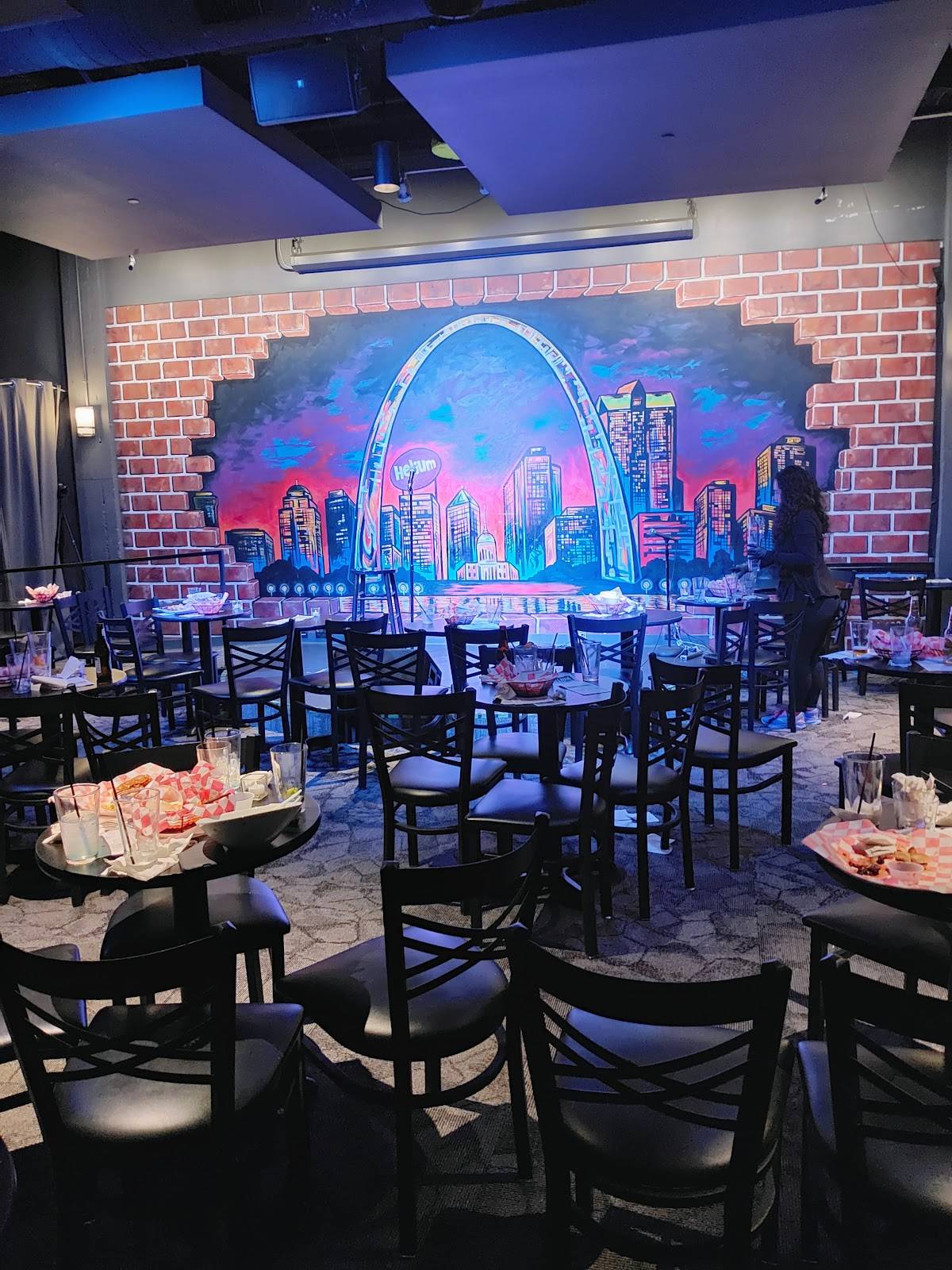 Menu at Helium Comedy Club, Richmond Heights