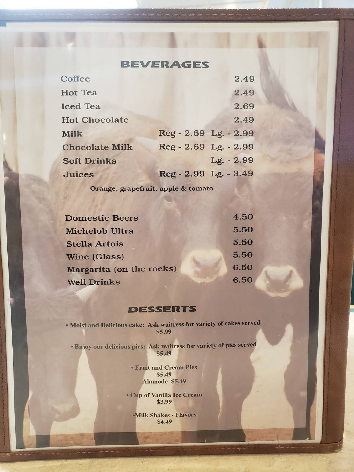 Menu at Hickory House BBQ, Lamar