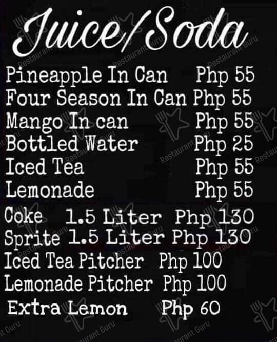 Menu at Hippers Bar and Resto Antipolo, Antipolo, Sumulong Hwy