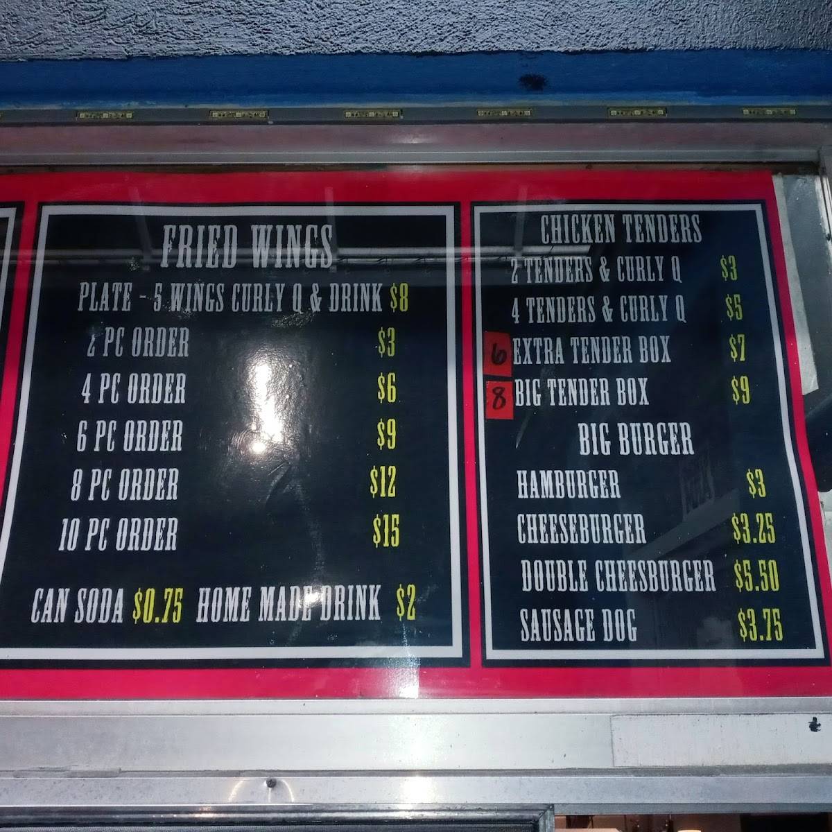 Menu at Holley's Bar B Q, Jacksonville