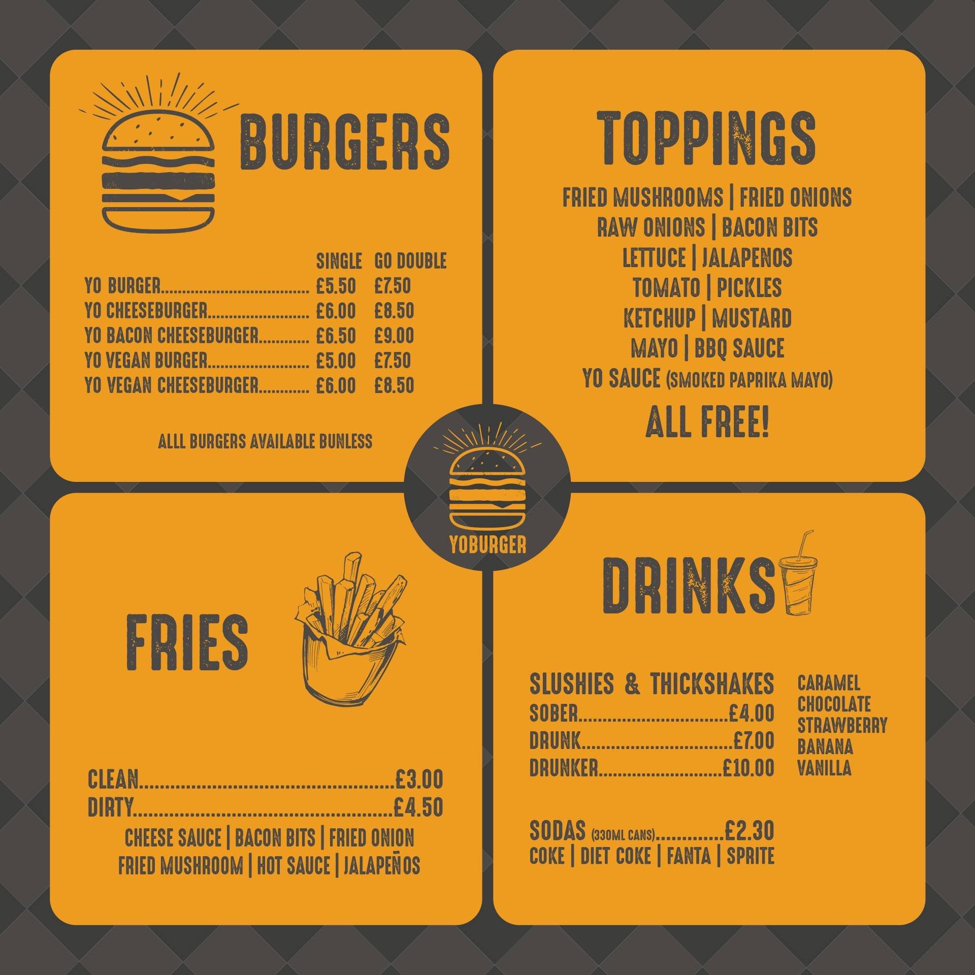 Menu at Hop House pub & bar, Bangor