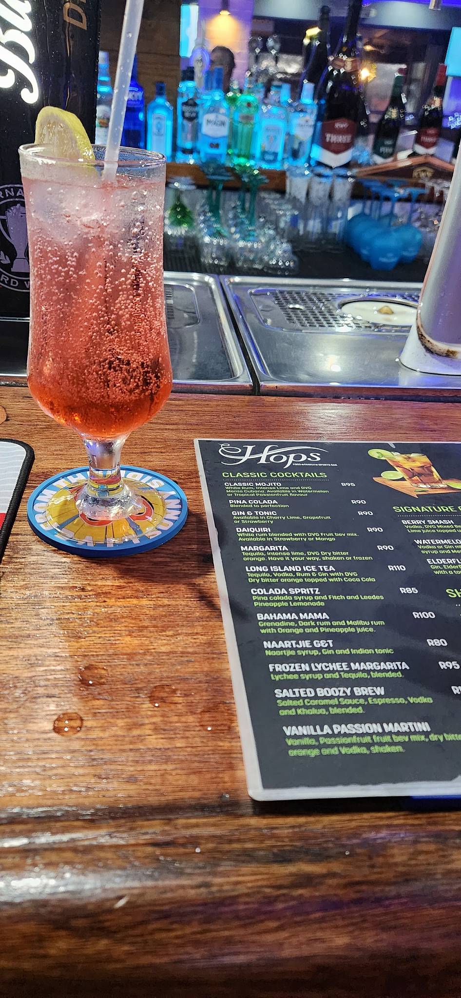 Menu at Hops Riverside (New) restaurant, Durban North