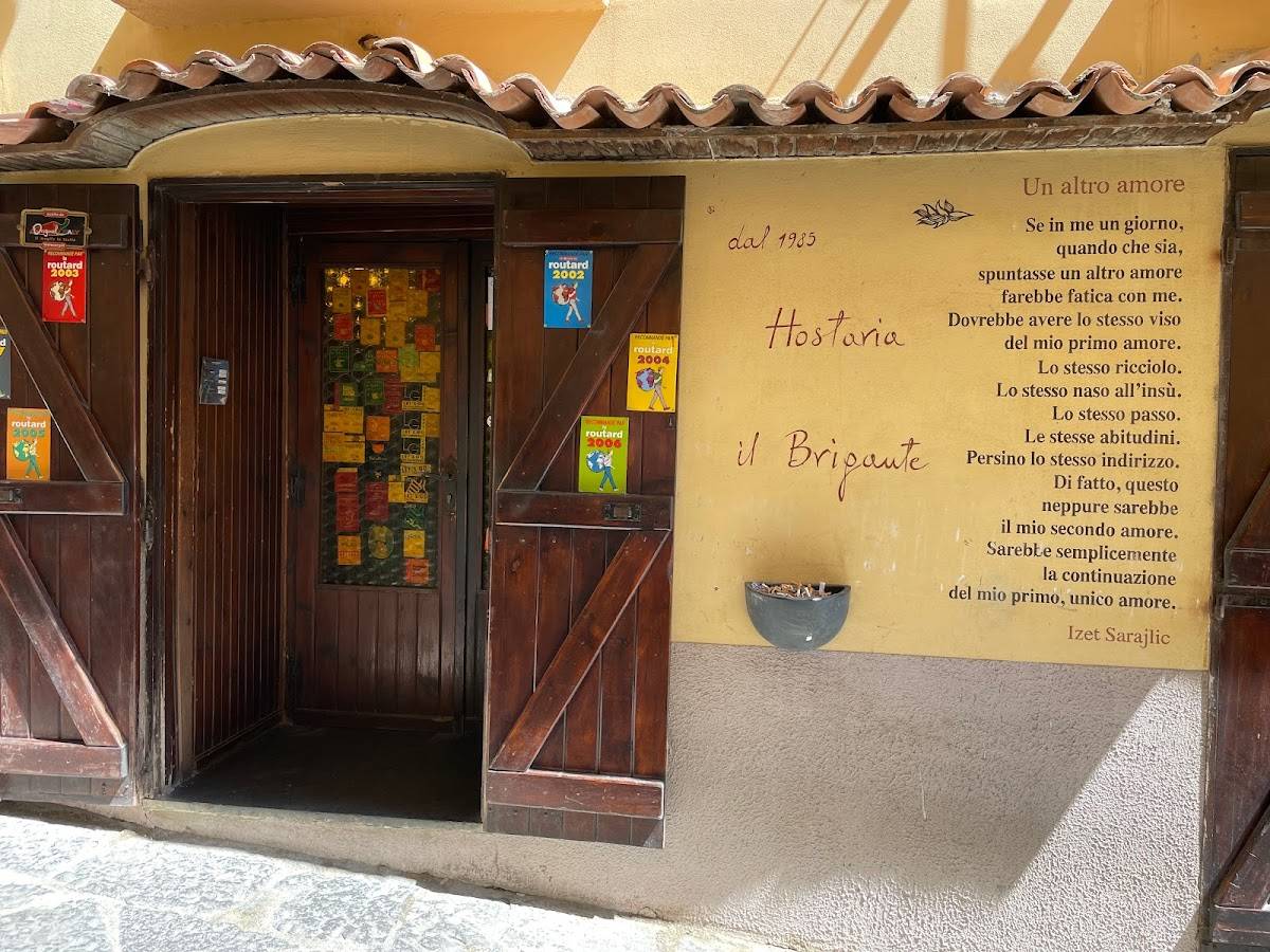 Menu at Hostaria Il Brigante restaurant, Salerno