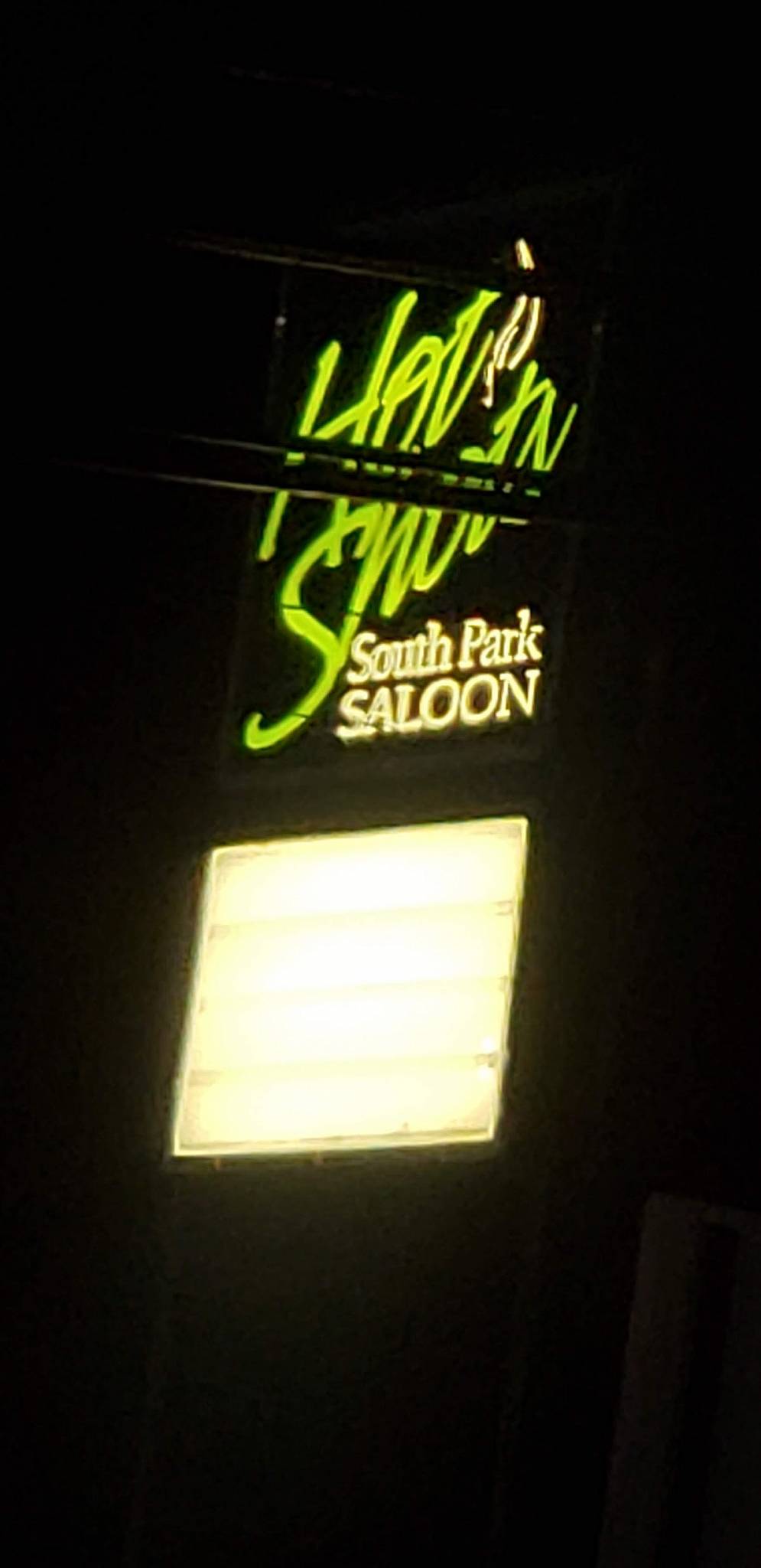 Menu at Hot Shots South Park Saloon pub & bar, South Park Township