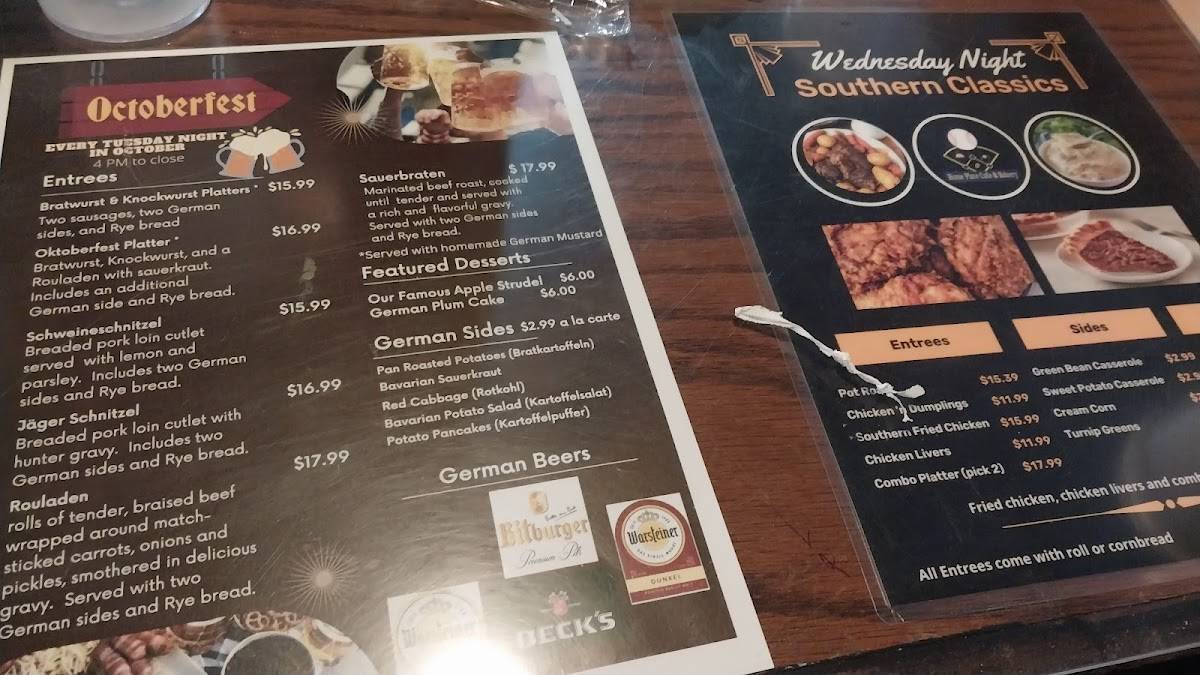 Menu at Home Plate Cafe & Bakery, Hot Springs Village