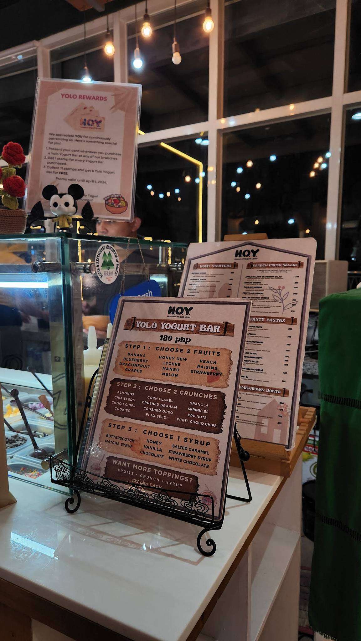 Menu at House of Yoghurt - SM City Baguio restaurant, Baguio