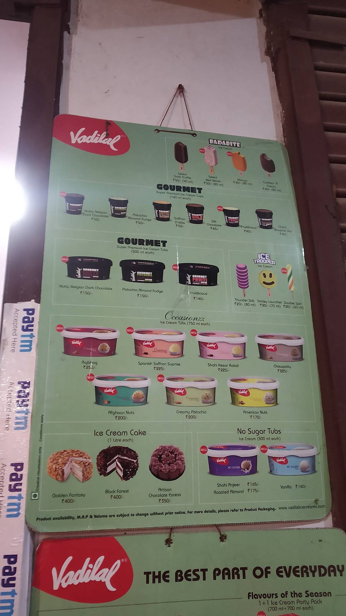 Menu at ICE N CAKE, Jhumri Telaiya