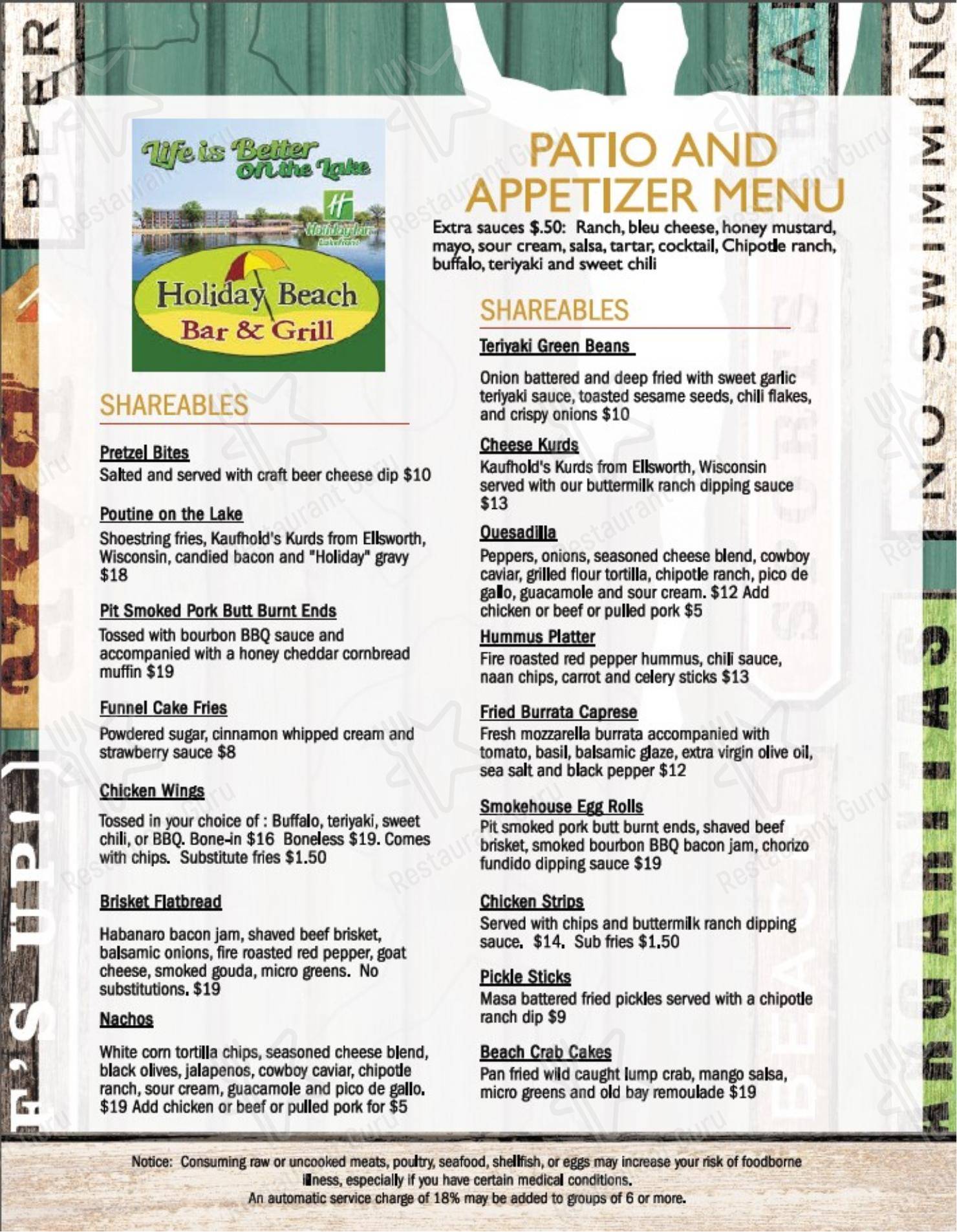 Menu at Ice House Restaurant, Detroit Lakes, US-10