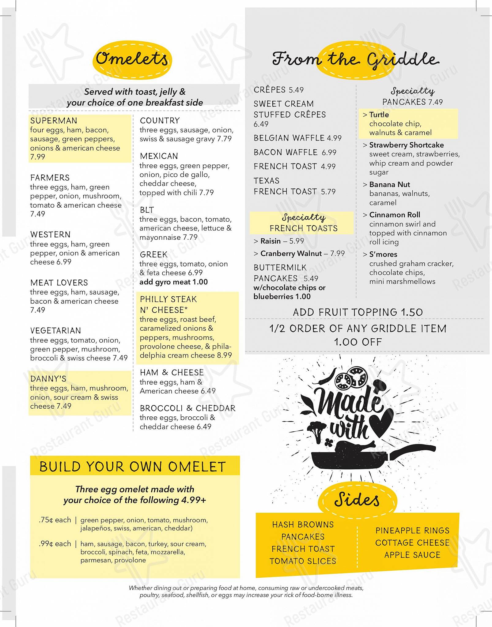 Menu at Silver Grill Family Restaurant, Imlay City