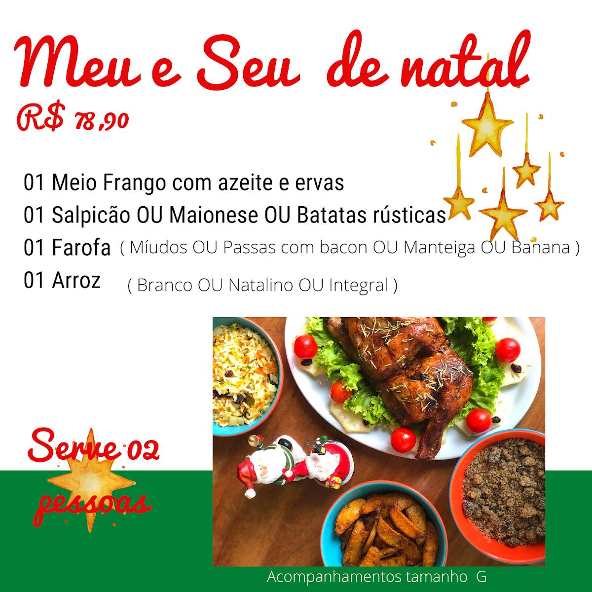 Menu at Inas Braseiro restaurant, Salvador, R. da Fonte do Boi