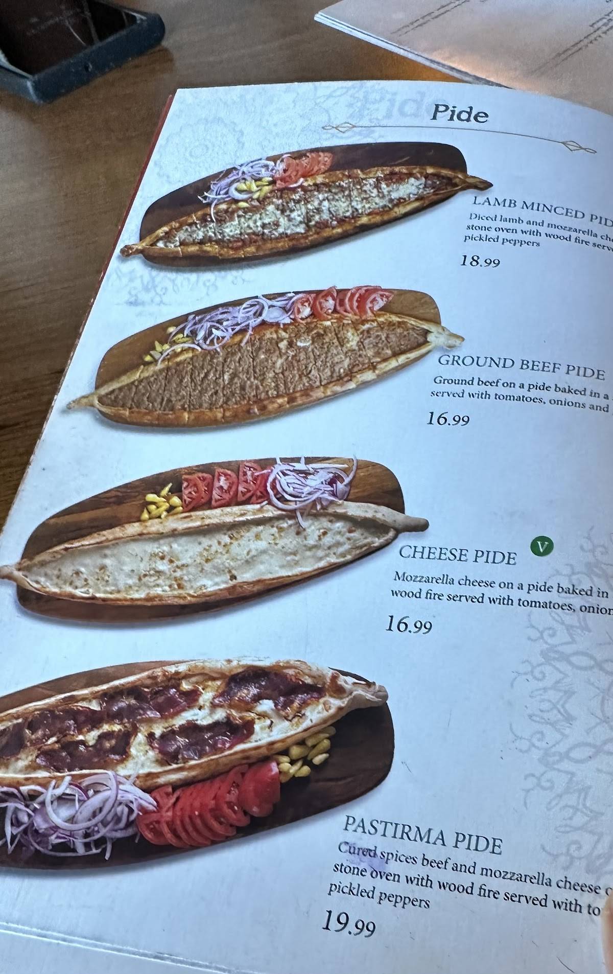 Menu at Istanbul Kebab House restaurant, Mississauga