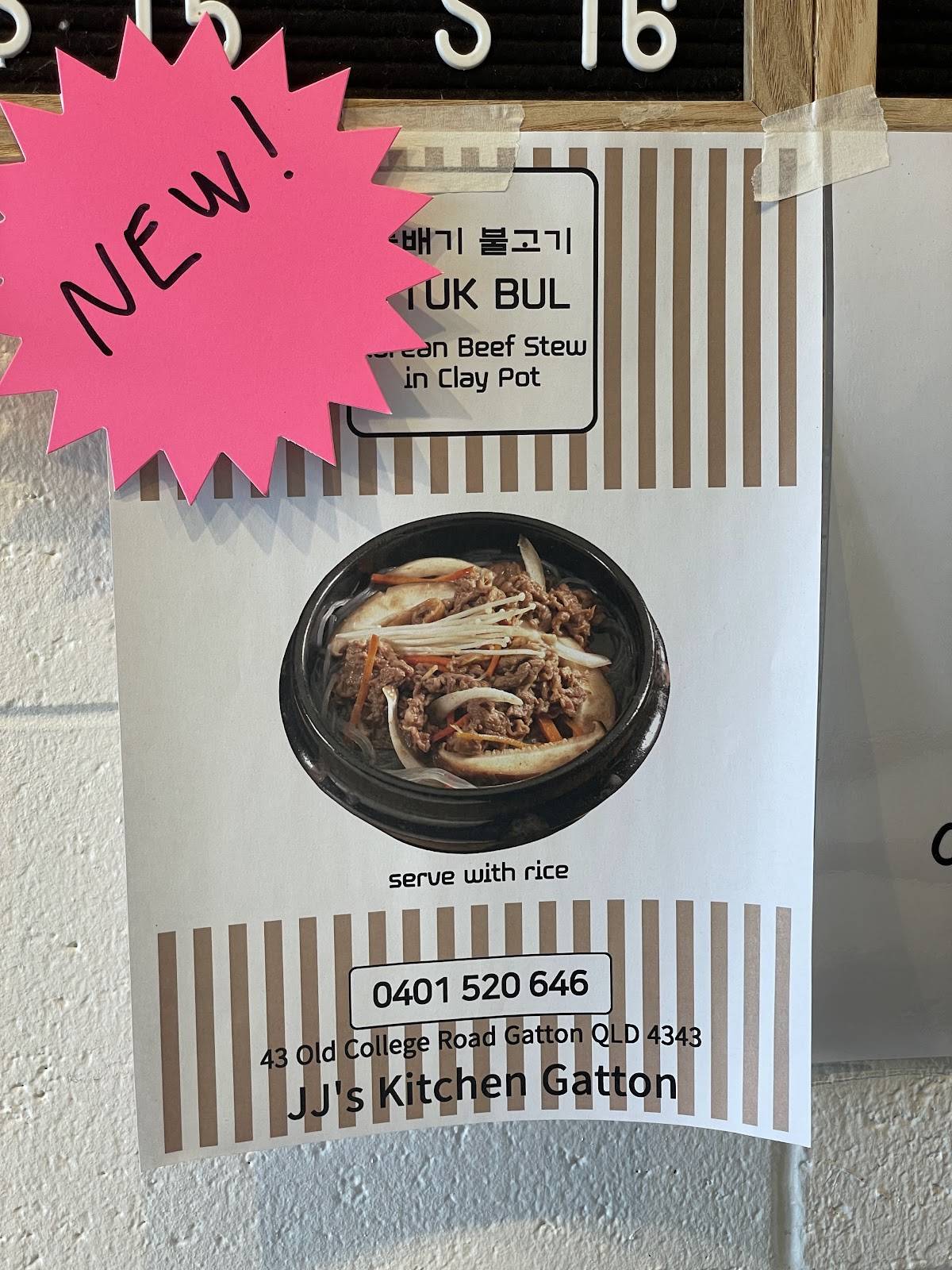 Menu at JJ's kitchen- Chicken & Bubble Tea restaurant, Gatton