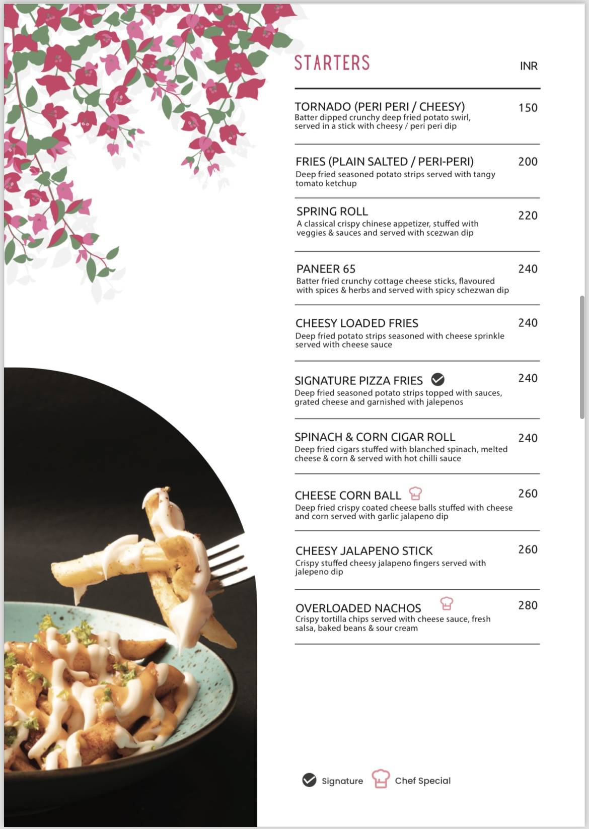 Menu at The Messy Door, Jaipur, The Survivors Gym