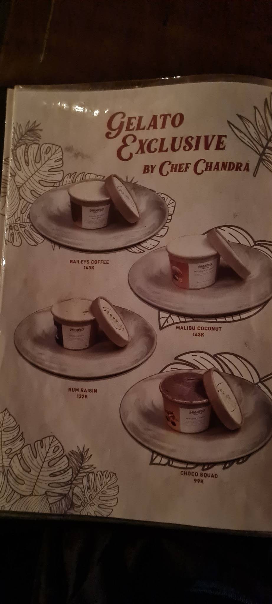 Menu at Shamrock - Kitchen & Bar, South Jakarta