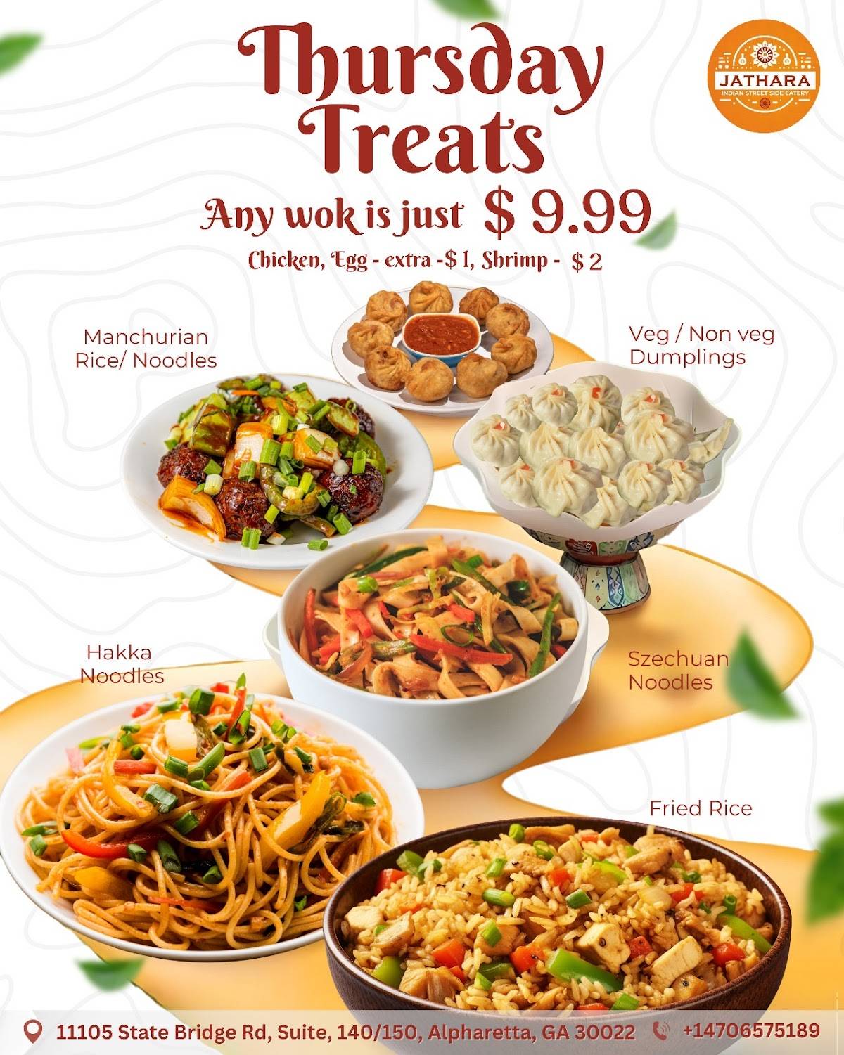 Menu at Jathara - Indian Street Side Eatery restaurant, Alpharetta