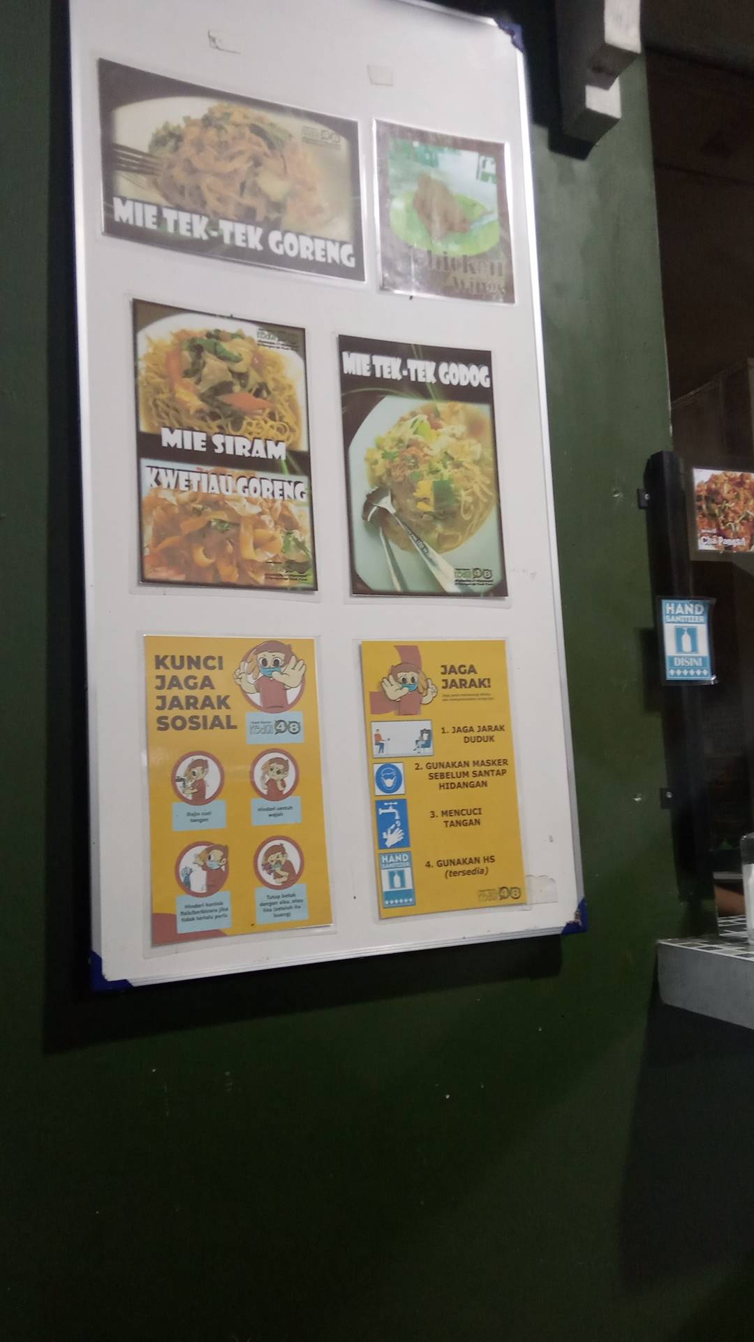 Menu at KEDAI 48. AYAM MERCON restaurant, Indonesia
