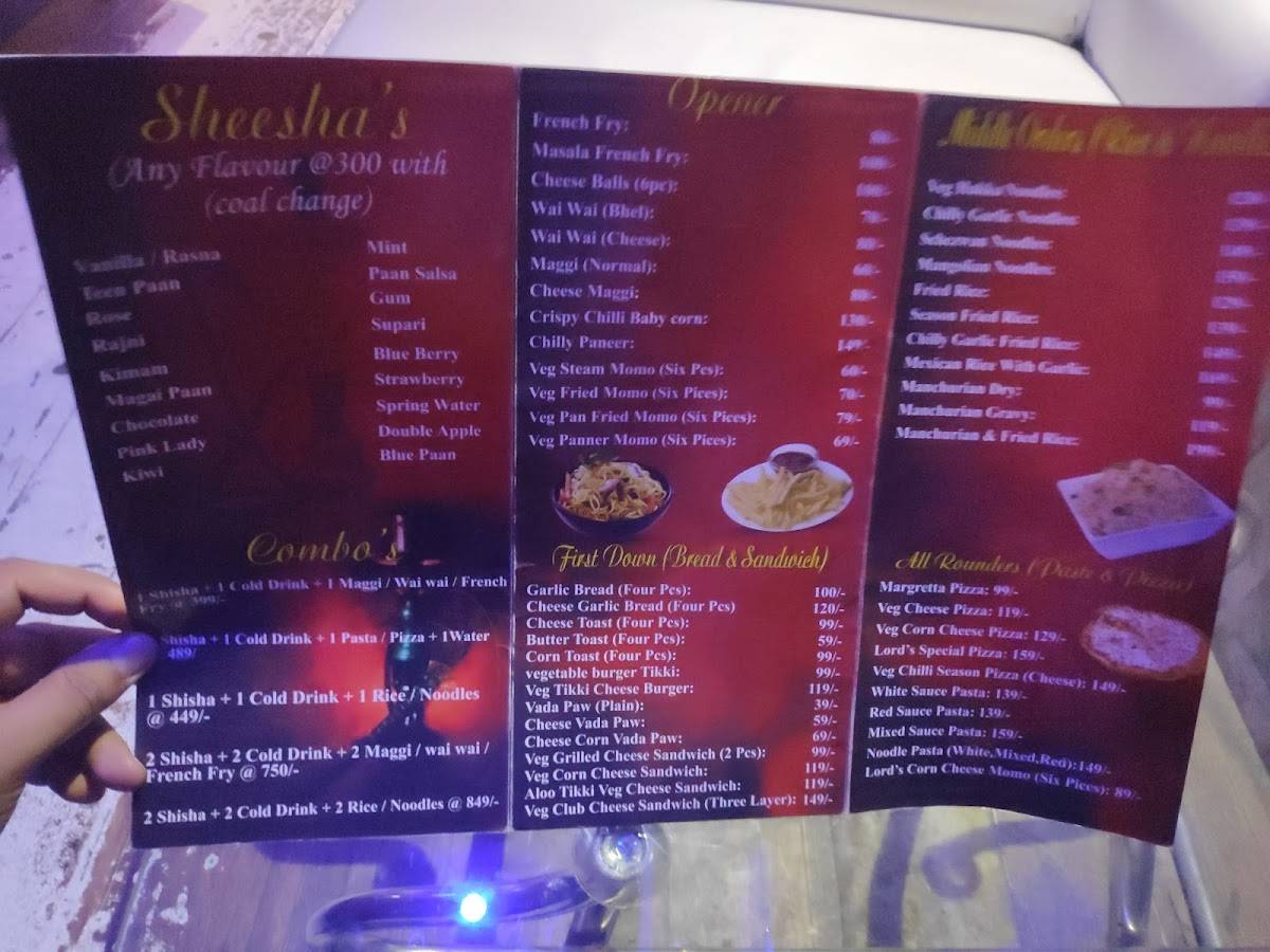Menu at Kalash Cafe, Kolkata, 62, Vivekananda Rd
