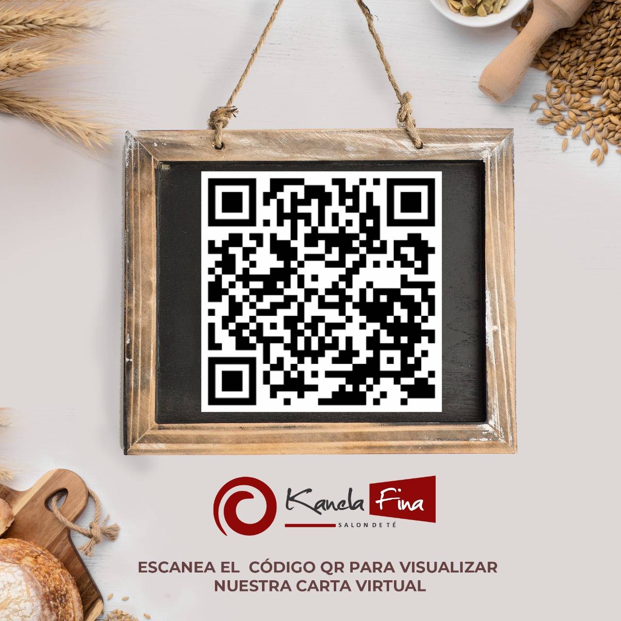 Carta del café Kanela Fina, Arequipa, Av. Victor Andrés Belaunde C-3
