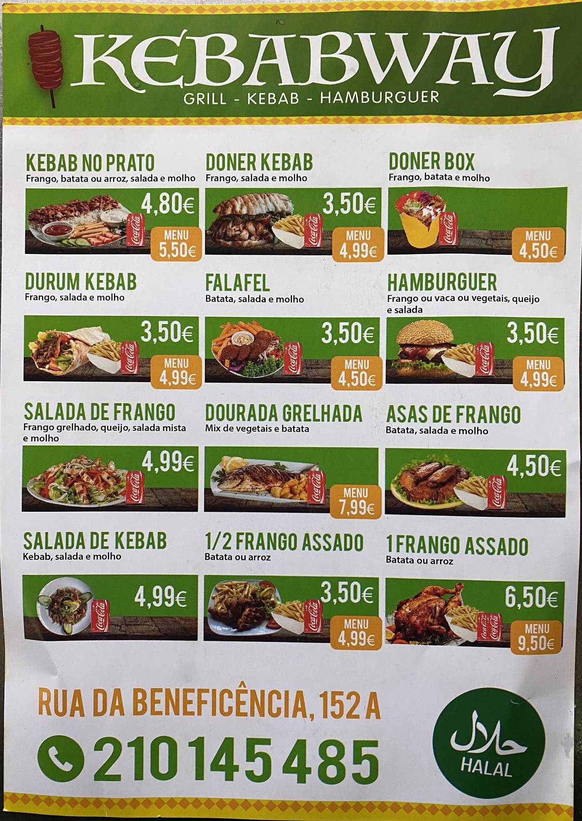Menu at Nazim pizza kebab indian Restaurant, Lisbon