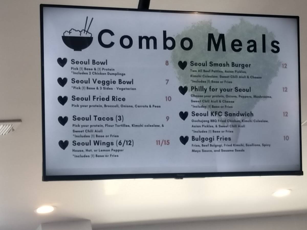 Menu at KPOP BBQ TO GO, Kennesaw