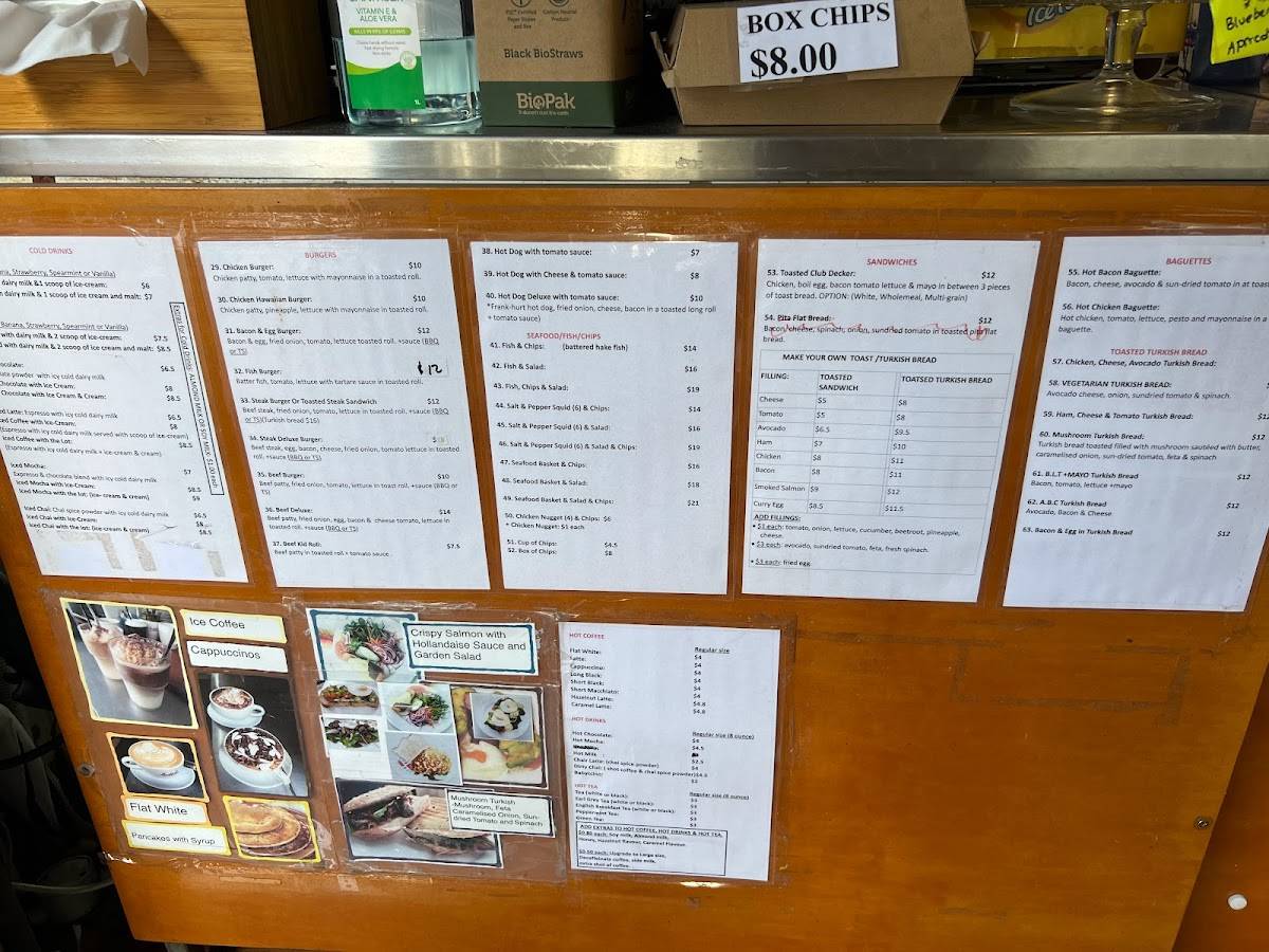 Menu at Tomato Lake Cafe, Kewdale
