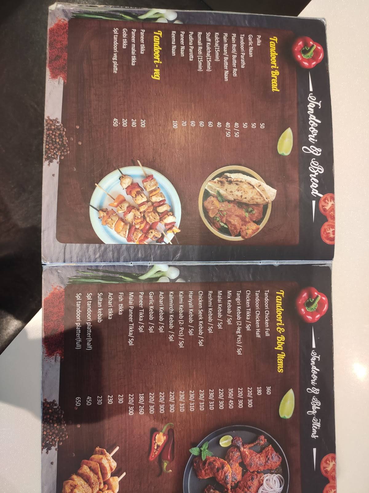 Menu at Khalids Biriyani ambattur, Chennai, OT 125