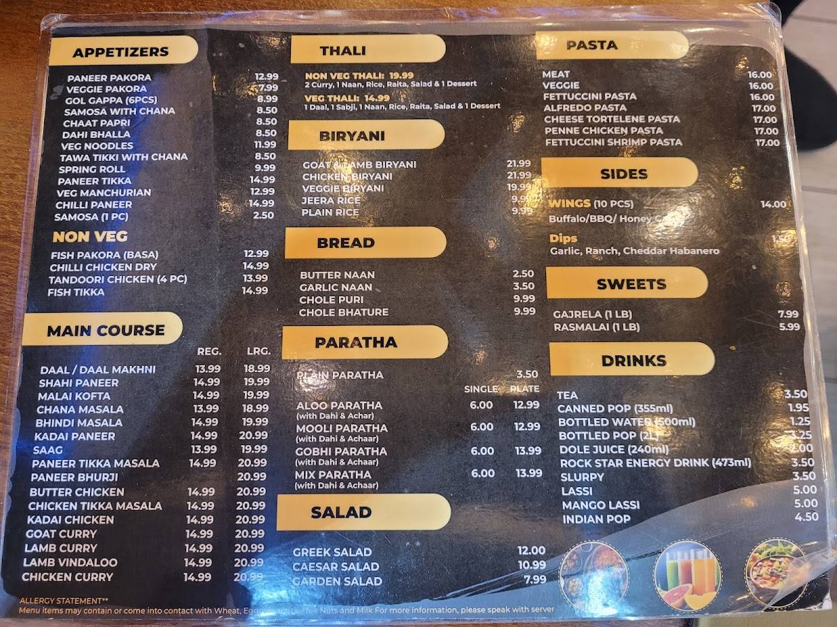 Menu at Khana Peena: Indian Restaurant 24-Hour Buffet, Italian Pizza ...