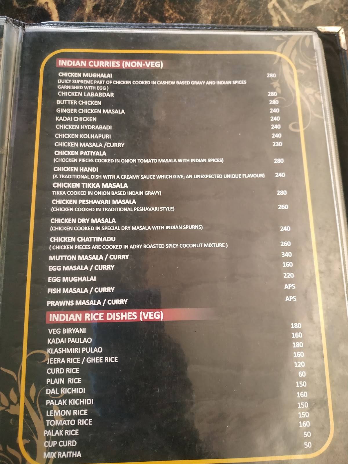 Menu at Kick Bunk Restaurant and Bar, Bengaluru