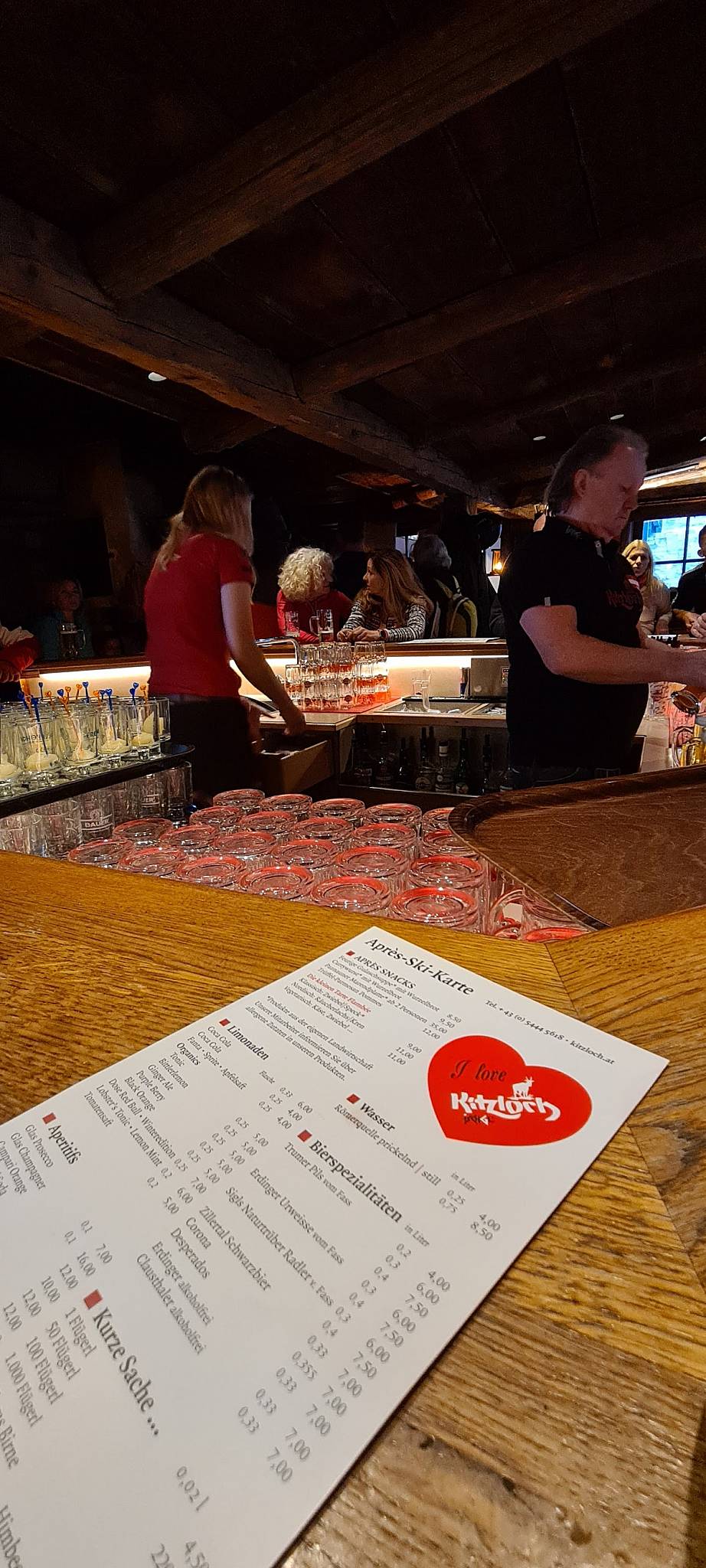Speisekarte von Kitzloch Ischgl pub & Bar, Ischgl
