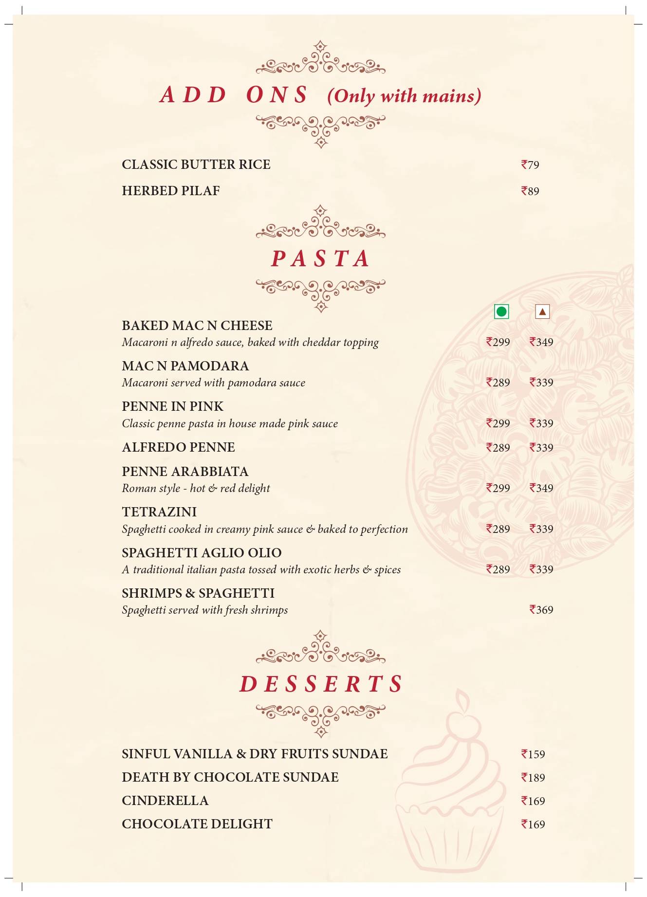 Menu at Remo's The Coffee Shop & Global Bistro, Kolkata
