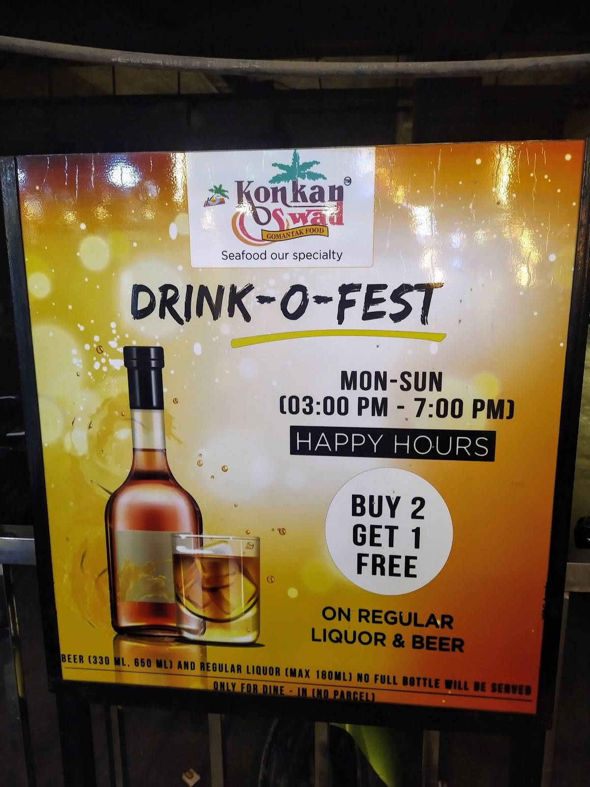 Menu at Konkan Swad Gomantak Food Seafood Speciality Andheri East ...