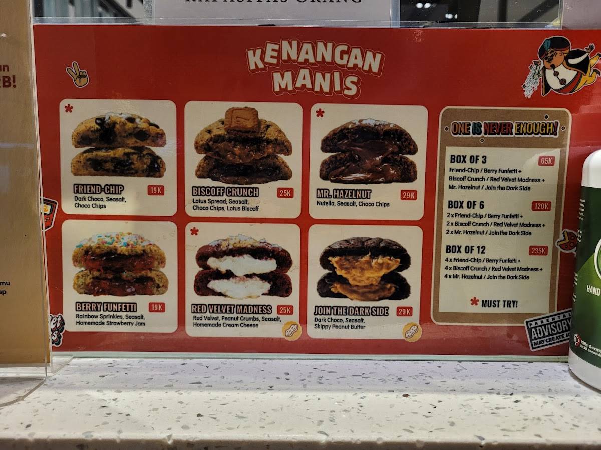 Menu at Kopi Kenangan - Mall Taman Anggrek, West Jakarta