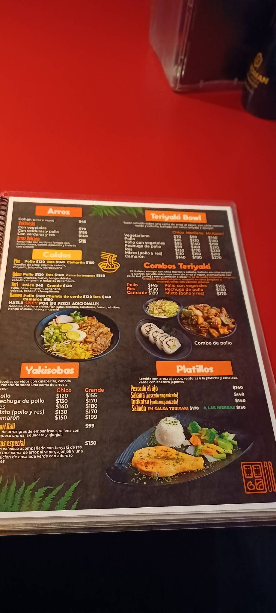 Menu at Kotori - Jardines del Lago (Anáhuac) restaurant, Mexicali, Calz ...