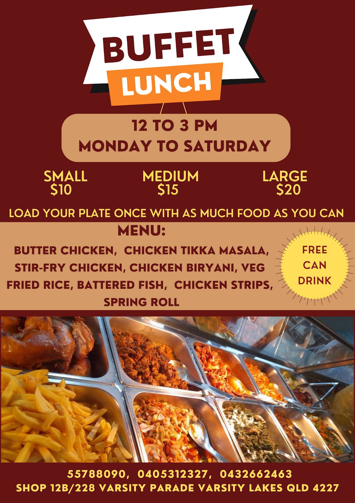 Menu at Krish Indian Cuisine Varsity Lakes restaurant, Varsity Lakes ...